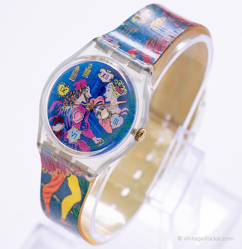 1996 ROMEO AND JULIET GN162 Vintage Swatch Watch Originals Gent ...