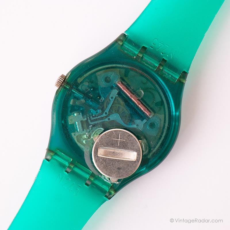 1990 Swatch GN107 STUCCHI Watch | Vintage Skeleton Dial Swatch Gent ...