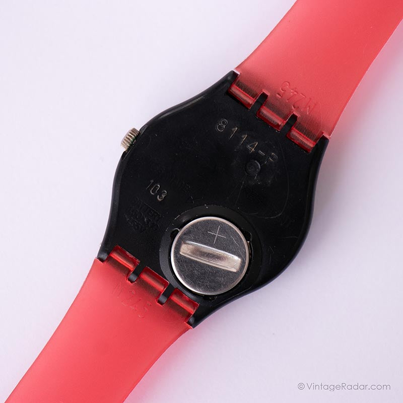 Vintage 1988 Swatch GB407 CORAL GABLES Watch | RARE 80s Swatch Gent ...