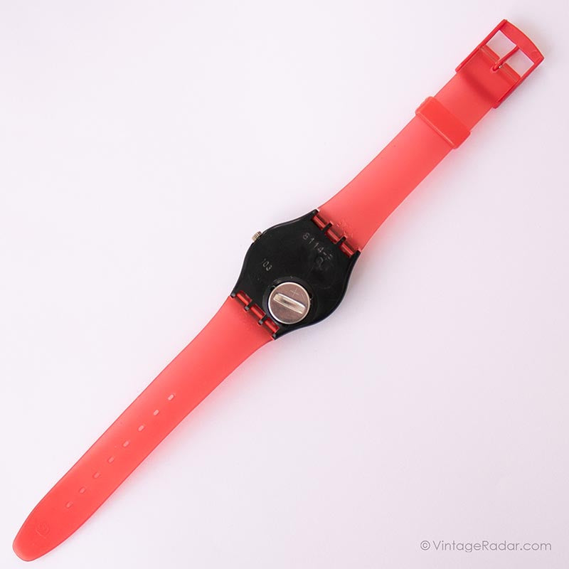 Vintage 1988 Swatch GB407 CORAL GABLES Watch | RARE 80s Swatch Gent ...
