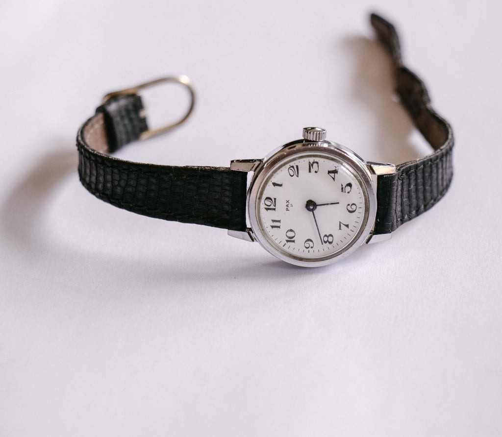 Small Silver-Tone Pax Mechanical Watch | Minimalist Vintage Watch ...