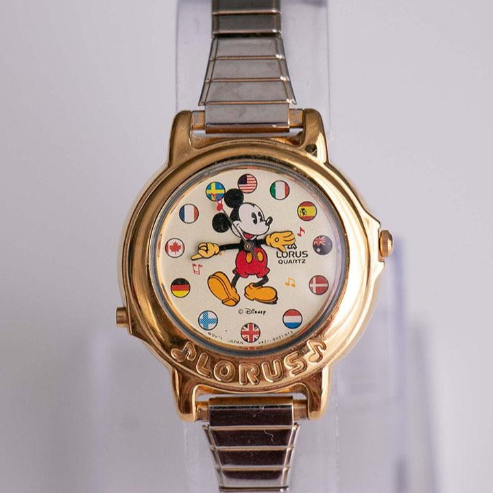 Vintage Musical Mickey Mouse Disney Watch | Lorus V421-0020 Z0 Watch ...