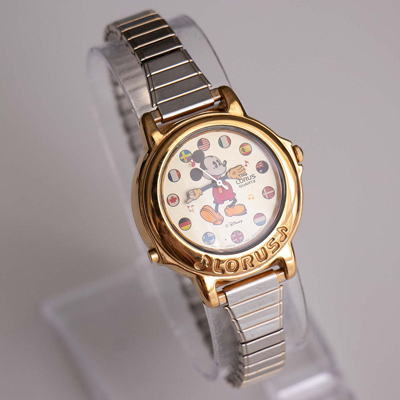 Vintage Musical Mickey Mouse Disney Watch | Lorus V421-0020 Z0 Watch ...