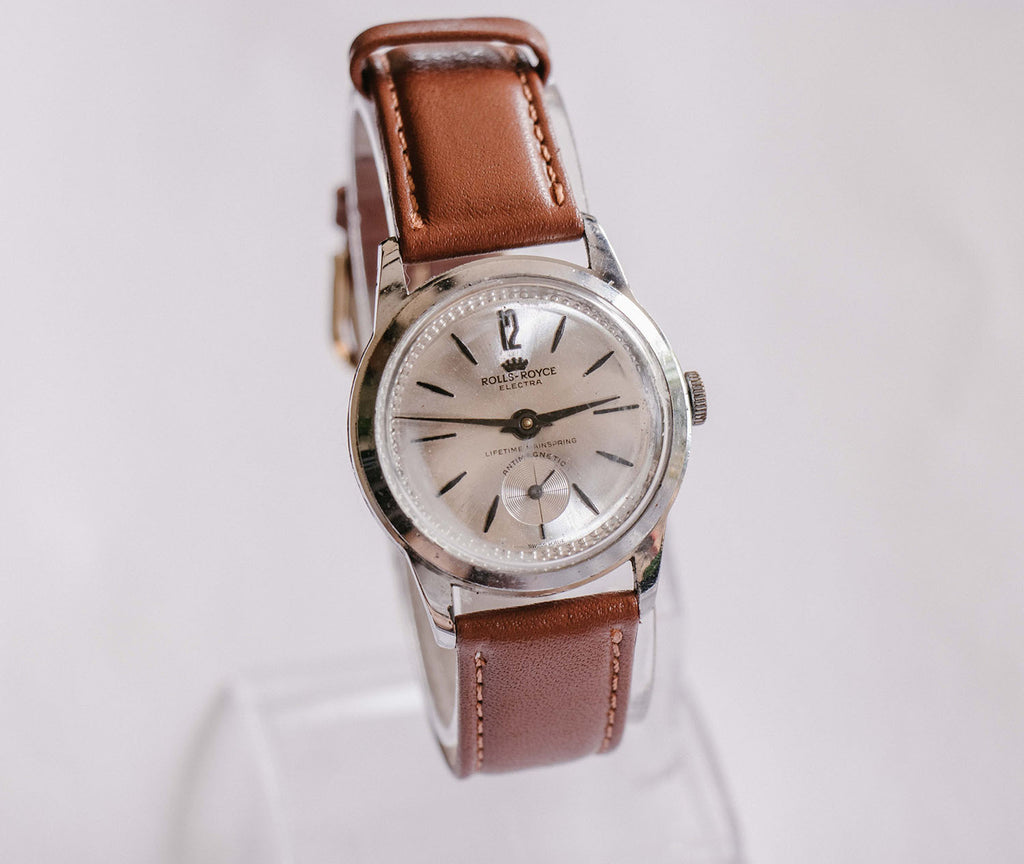 Rolls-Royce Electra Silver-Tone Mechanical Watch | Swiss Made Watches ...