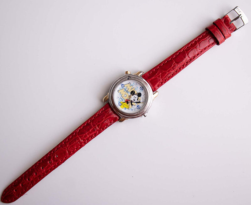 Vintage Mickey Mouse Musical Watch | Lorus V52Z-X001 Disney Watch ...