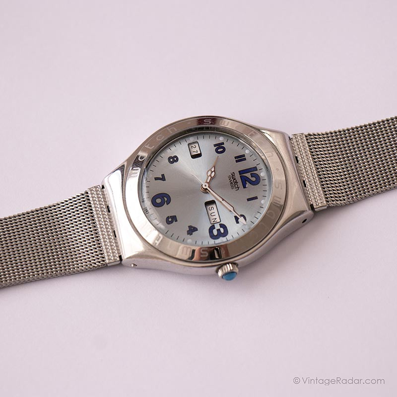 1998 Swatch YGS712 INERTIA Watch | Vintage Swatch Irony Big – Vintage Radar