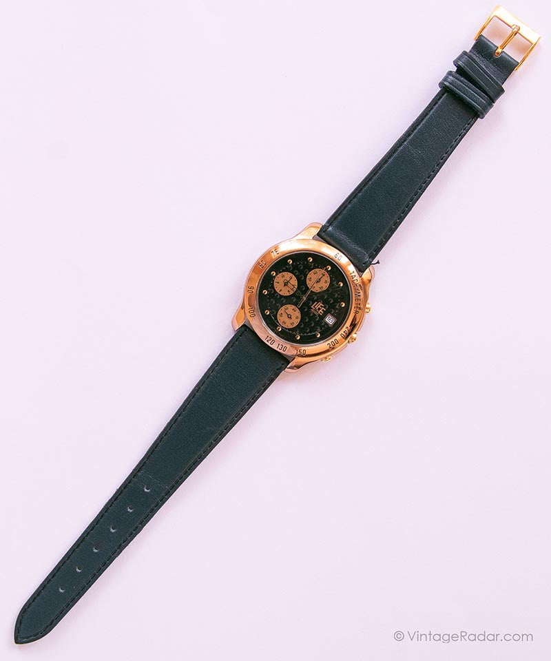 Rose-Gold Adec by Citizen Chronograph Watch | 35mm Black-dial Watch ...