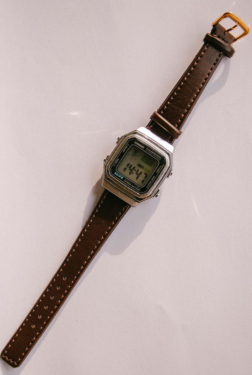 Retro-Vintage 80s Style Casio Watch | 10Y Battery Dual Time WR Casio ...