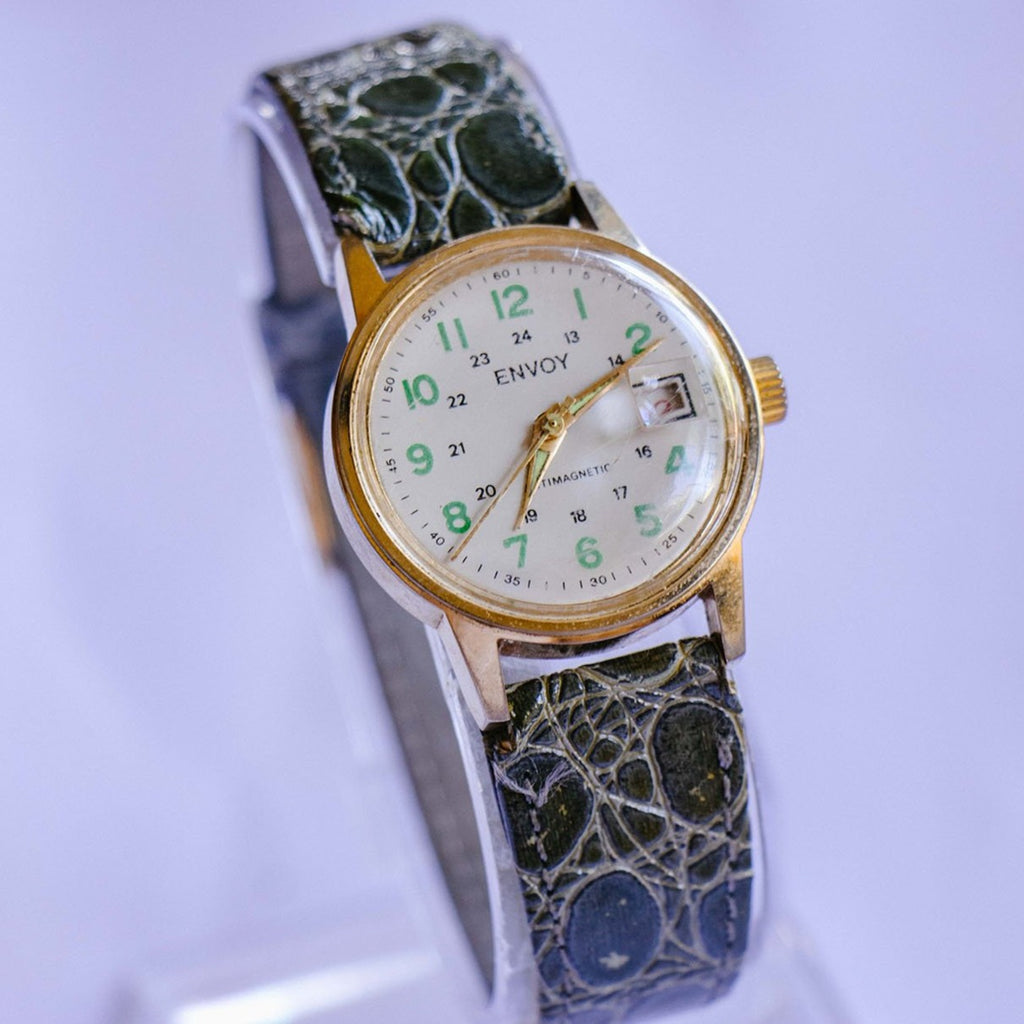 Envoy Swiss Mechanical Watch for Women | 80s Vintage Ladies Watch ...