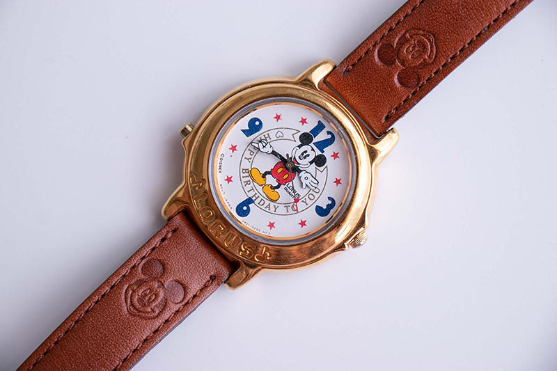 Musical Mickey Mouse Watch Vintage | 1990s Disney Lorus Quartz Watch ...