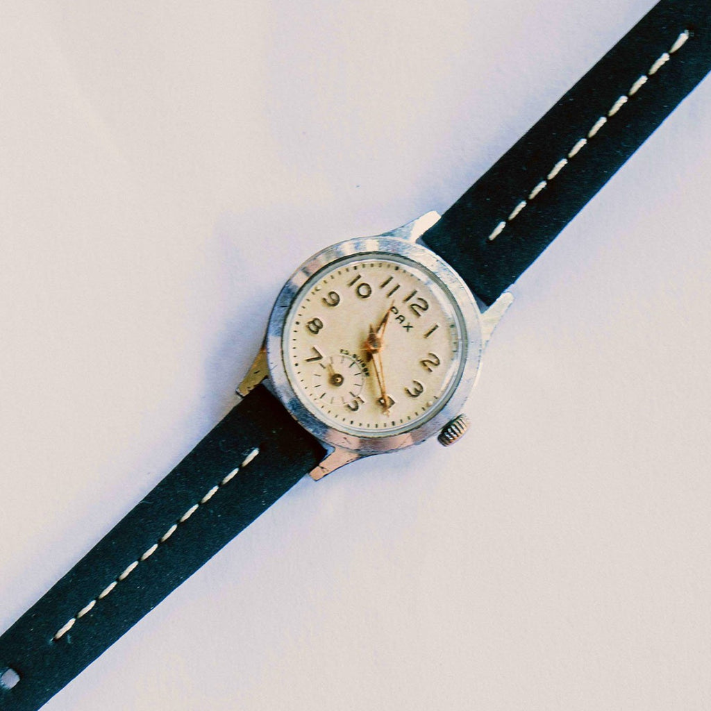 Tiny PAX Antimagnetic Mechanical Watch | Swiss Vintage Movement ...