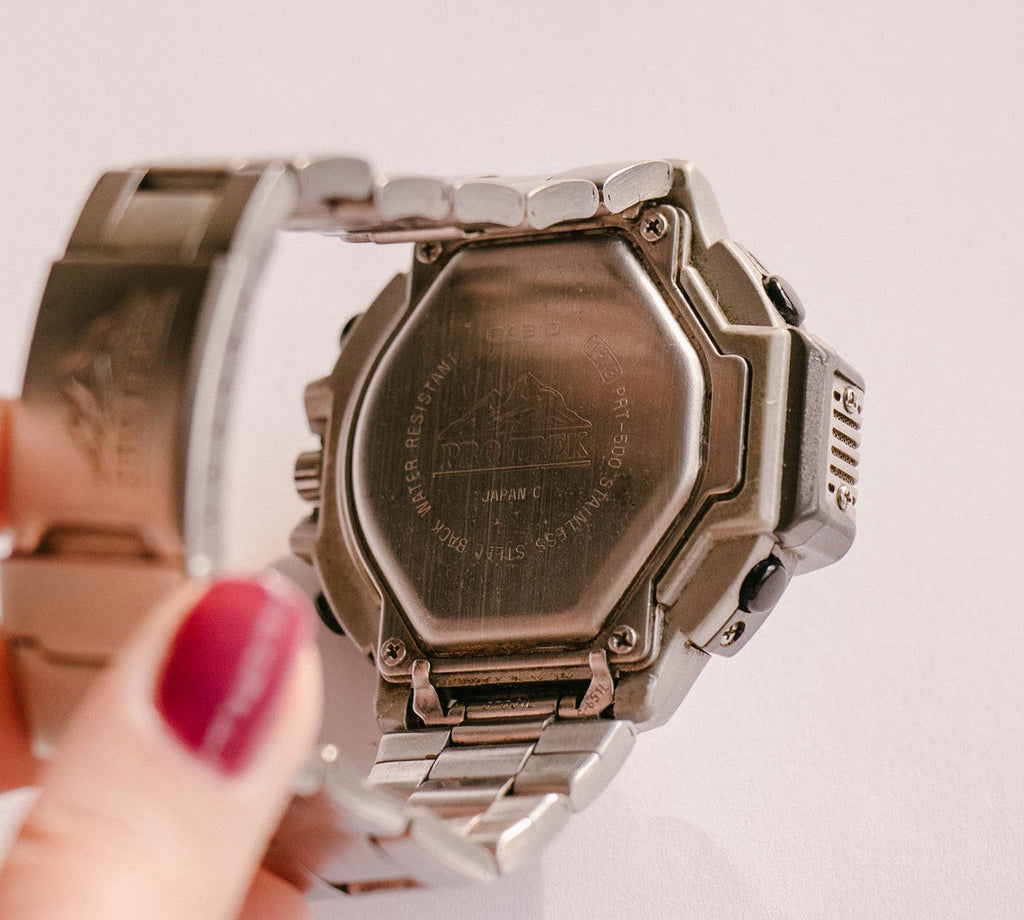Casio Pro Trek PRT-500 Watch | Digital Twincept Function WR100 Casio – Vintage Radar