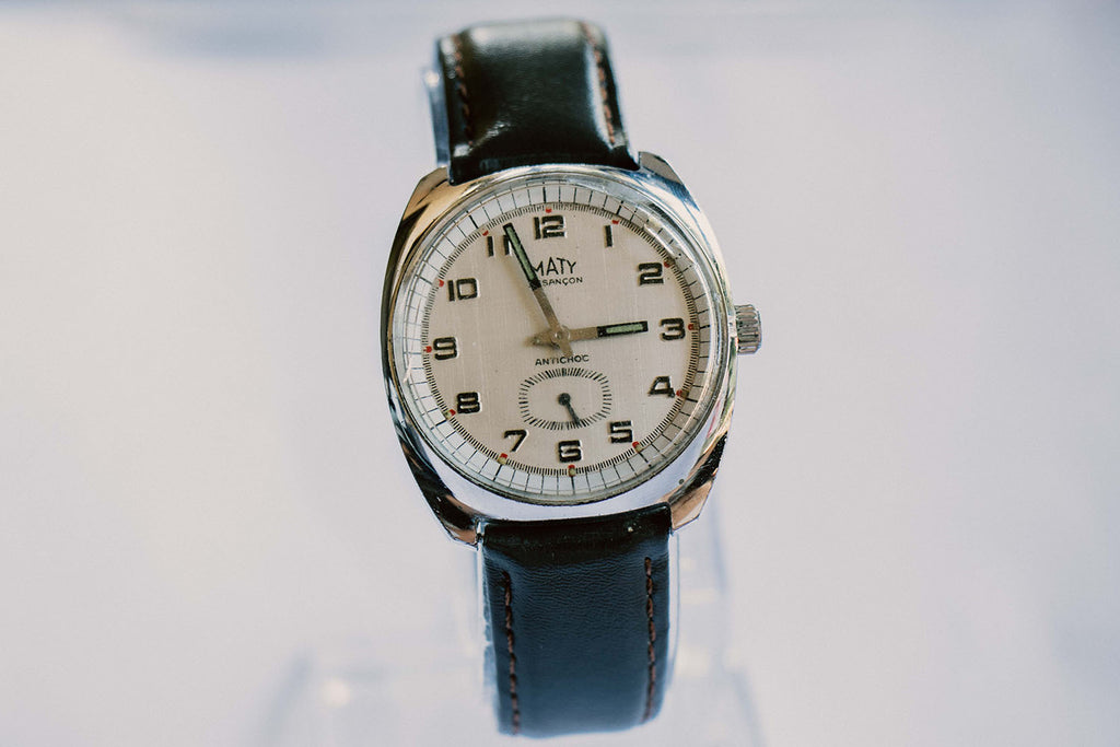 Maty Besancon Antichoc Mechanical Watch for Men | Best Vintage Watches ...