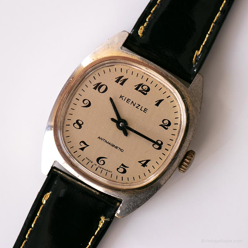 Vintage Kienzle Mechanical Watch | Silver-tone Rectangular Wristwatch ...
