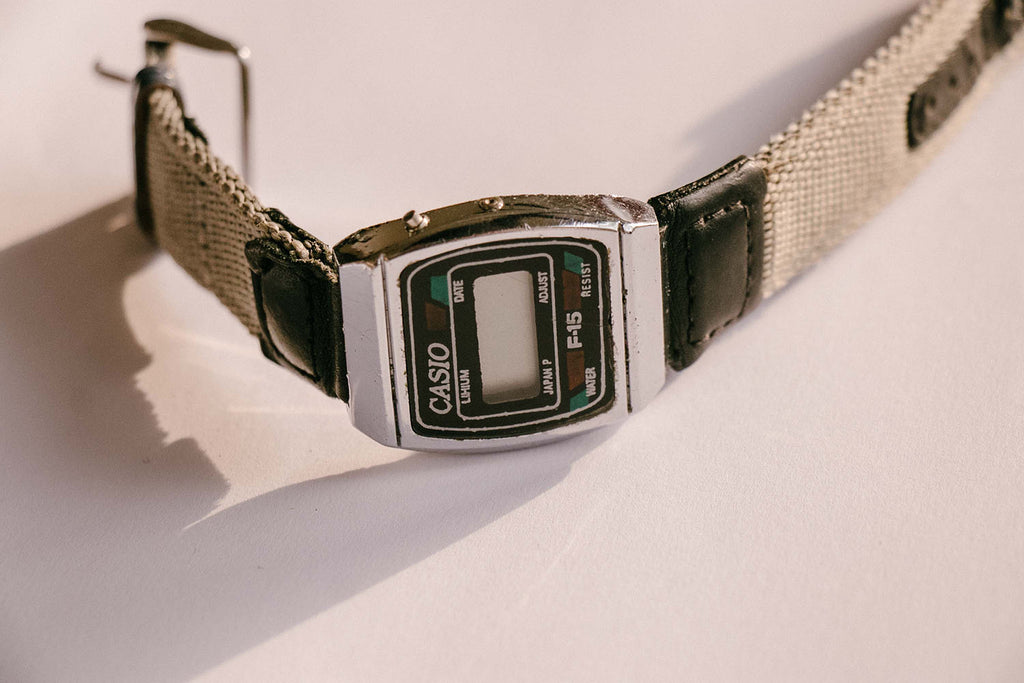 Casio Lithium F-15 Date Watch | 80s Vintage Quartz Casio Watch ...