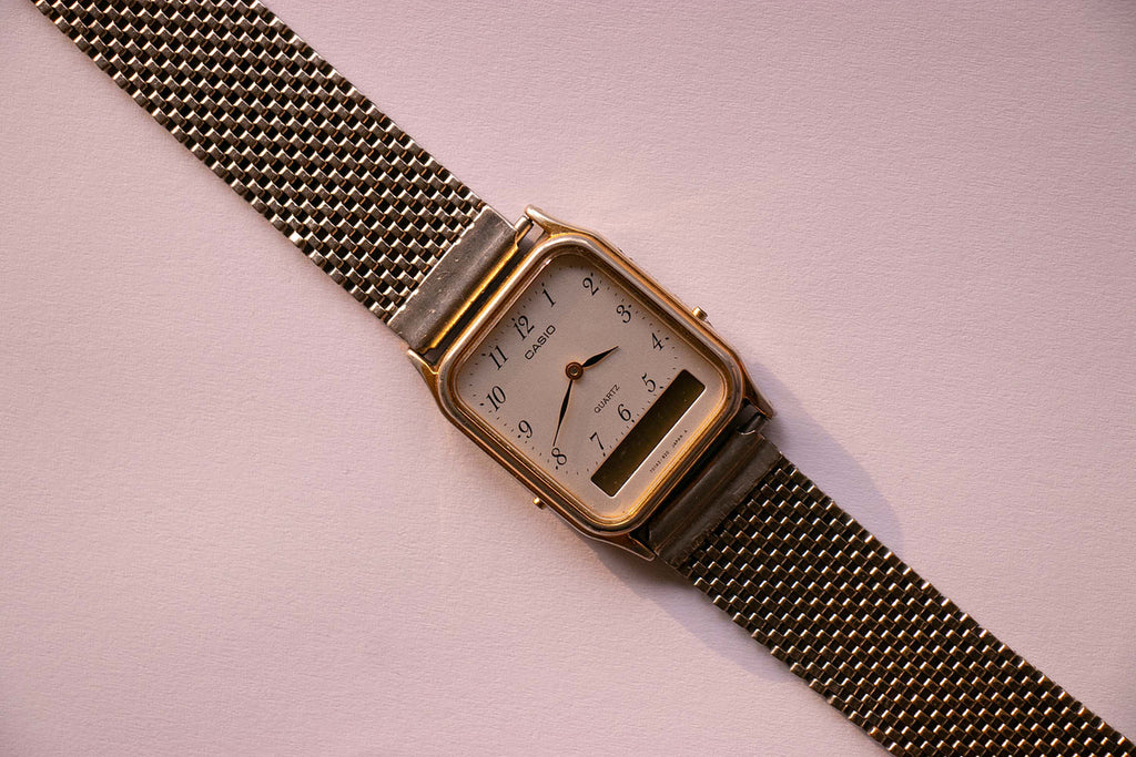 Vintage Casio 306 AQ-706 Digital Analog Water-resistant Watch – Vintage ...