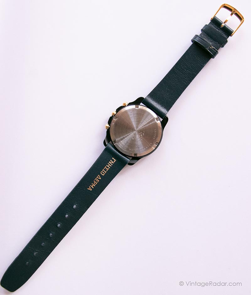 Vintage Black And White Chrono Adec Watch | Citizen Chronograph Watch ...