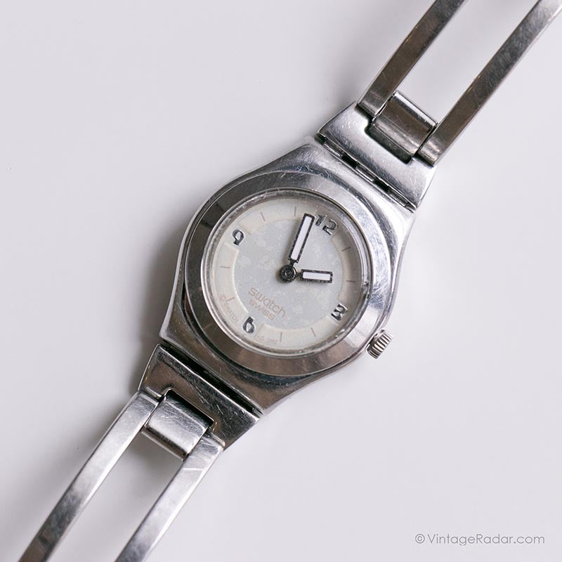 2002 Swatch YSS140G CRYSTALLINE Watch | Vintage Silver-tone Swatch ...