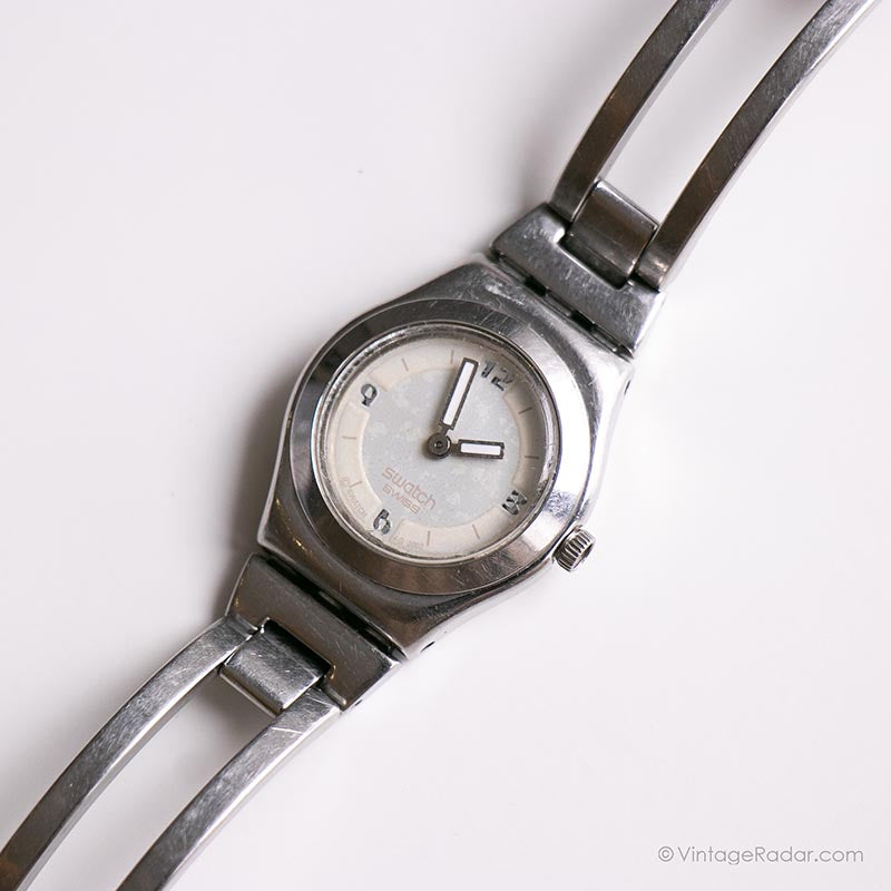 2002 Swatch YSS140G CRYSTALLINE Watch | Vintage Silver-tone Swatch ...