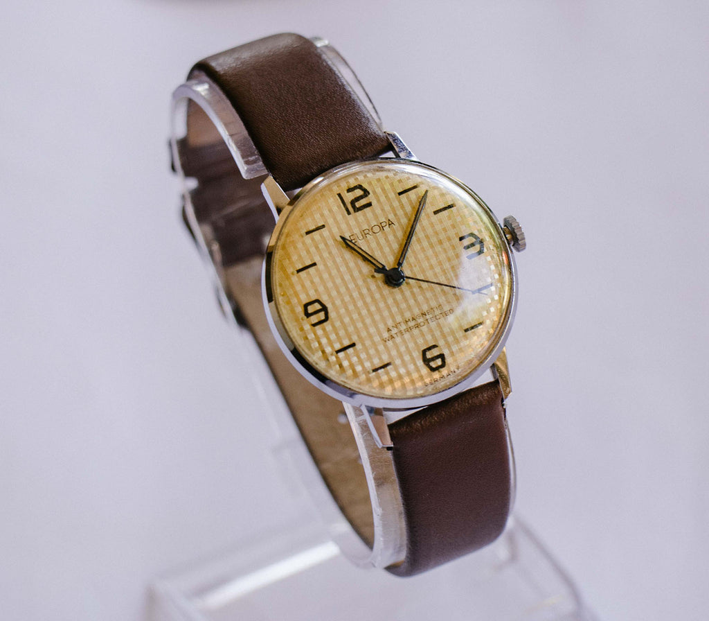 Ruhla EUROPA German Mechanical Watch | 1950s Luxury Mechanical Watch ...