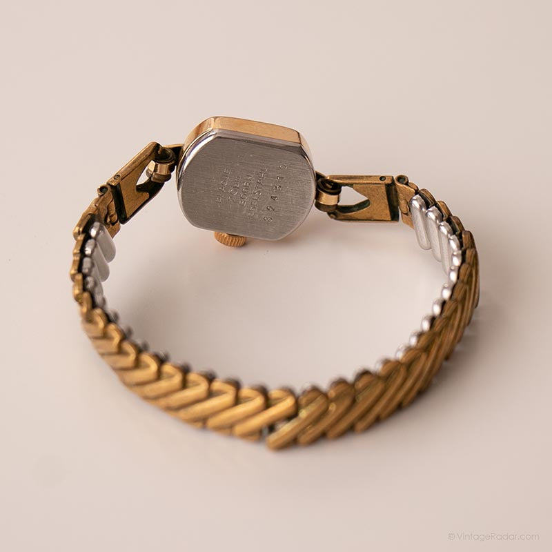 Vintage Ruhla Mechanical Watch | Rectangular Gold-tone Watch for Her ...