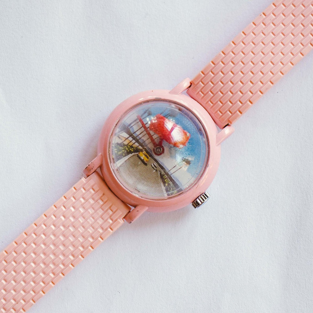 Interactive Moving Car Mechanical Watch | Cool Vintage Racer Watch ...