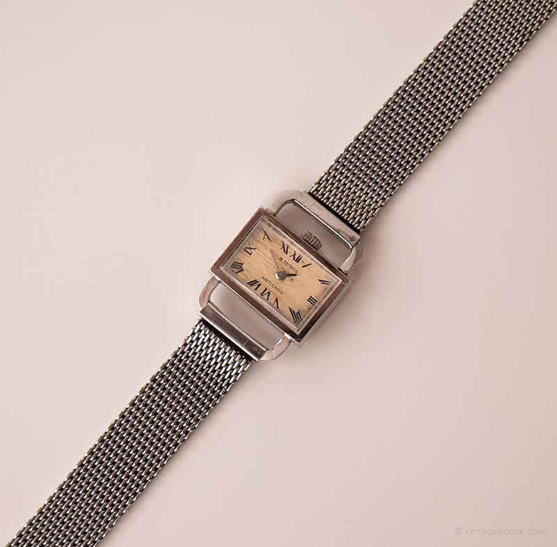 Vintage Michel Herbelin Mechanical Watch | French Silver-tone Watch ...