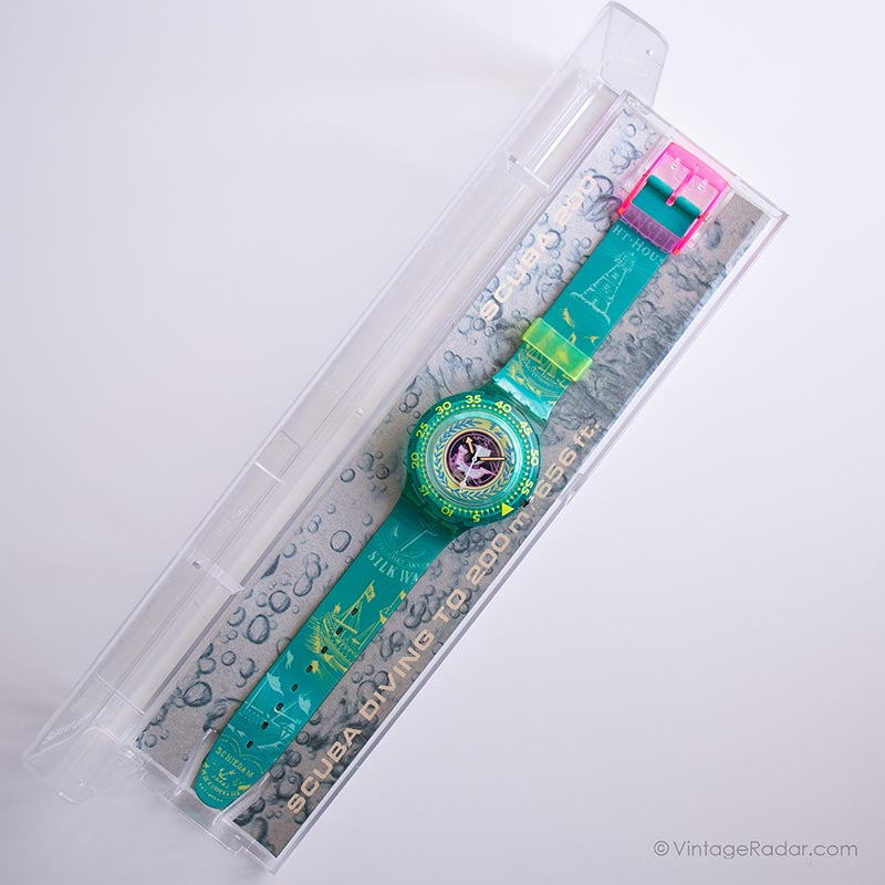 Mint 1994 Swatch SDG105 SHIP OF GLORY Watch | Original Box Swatch ...