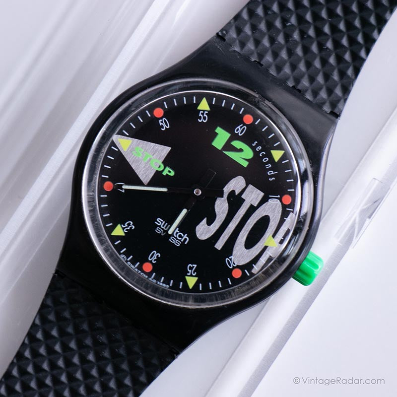 1993 Swatch SBB101 NIGHTSHIFT Watch | Mint Condition Swatch with Box ...