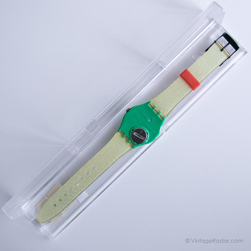 Mint 1993 Swatch GG121 CAPPUCCINO Watch | 90s Coffee Cup Swatch Gent – Vintage Radar