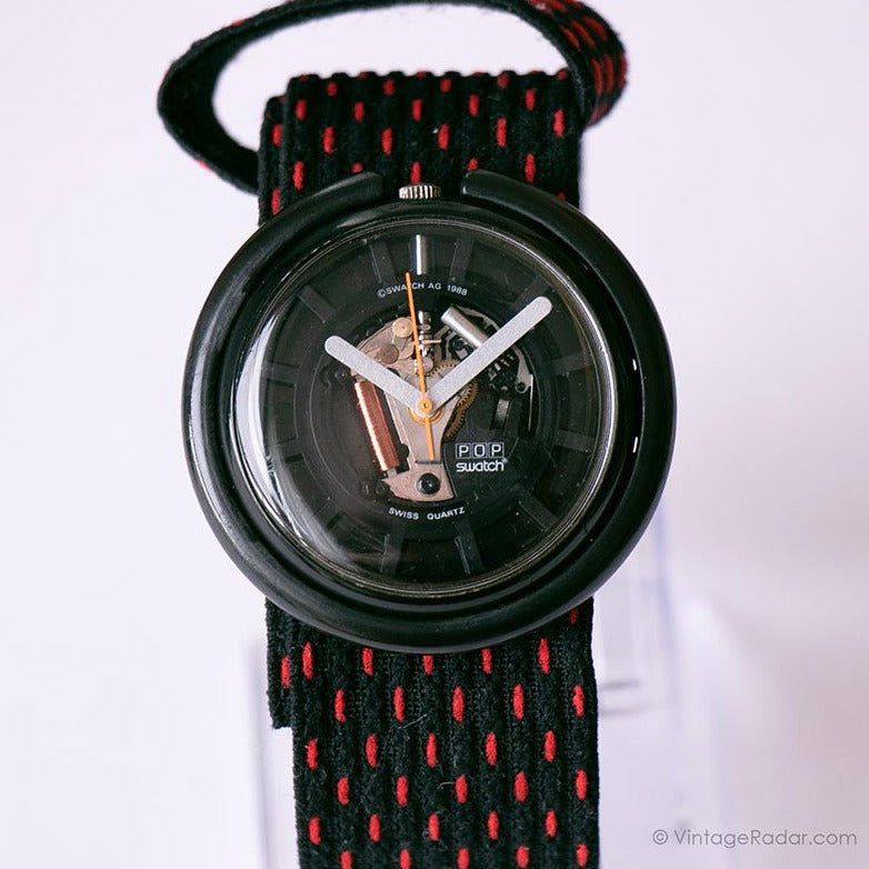 1988 Swatch Pop BB108 RED LIGHTS Watch | 80s Swatch Pop Originals ...
