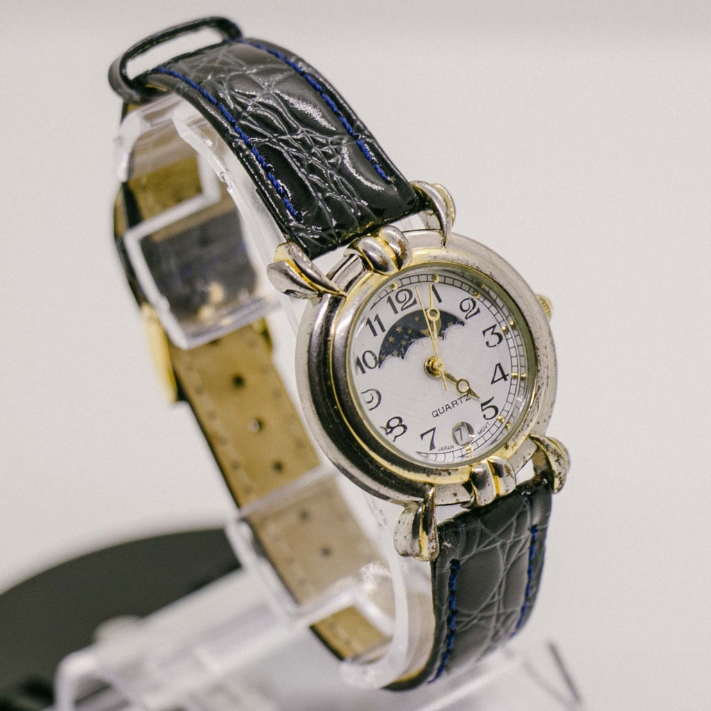 Women's Moonphase Watch | Minimalist Small Moon Phase Watch for Women ...