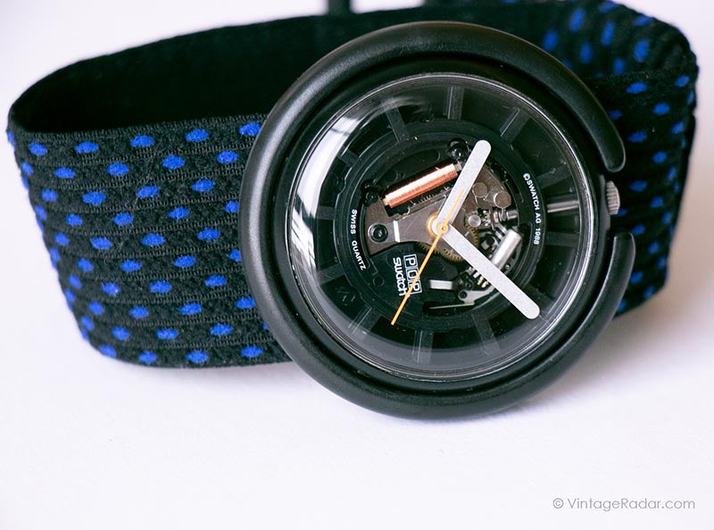 RARE 1988 Swatch Pop BB108 RED LIGHTS Watch | Collectible Pop Swatch ...