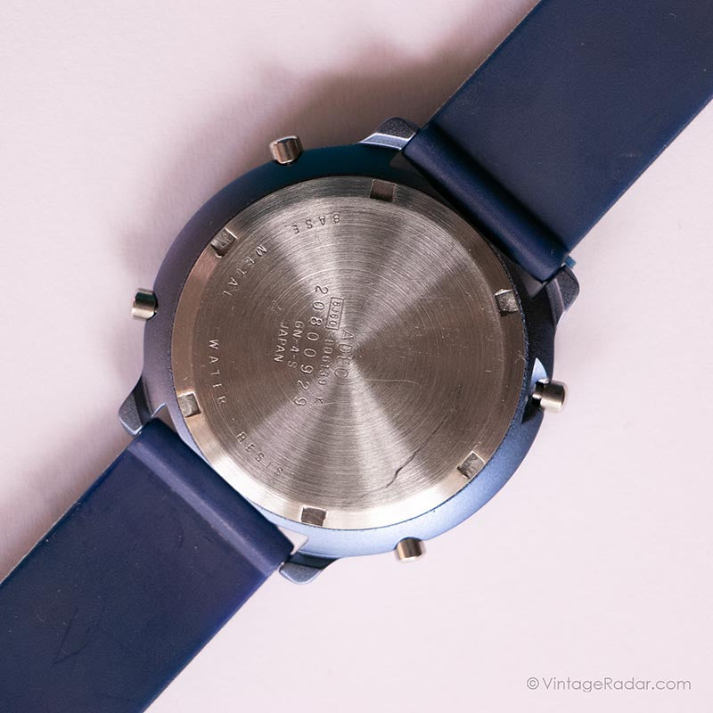 Vintage Blue Chrono Life by Adec Watch | Chronograph Japan Quartz Watc ...