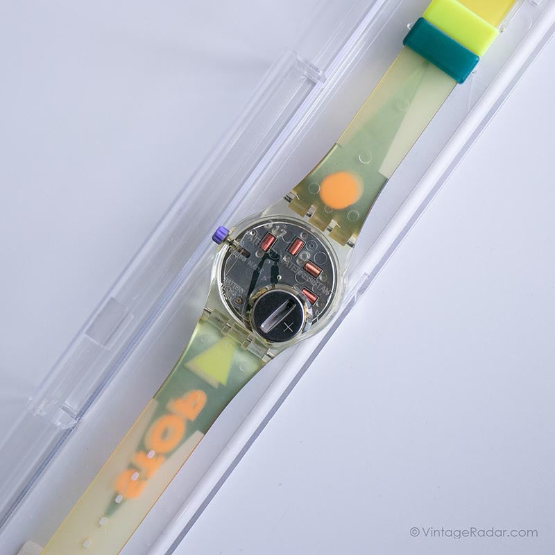 Mint 1993 Swatch SSK102 MOVIMENTO Watch | Chronograph Swatch Stop ...
