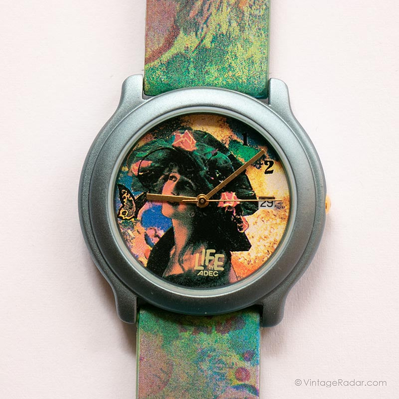 Vintage Floral Life by Adec Watch | Ladies Japan Quartz Watch by Citiz ...