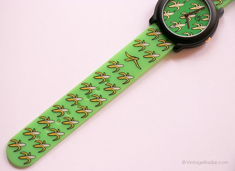 Vintage Green Banana ADEC Watch | Citizen Japan Quartz Watch – Vintage ...