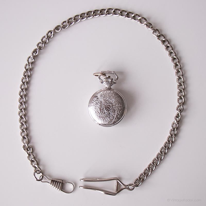 Vintage Aurore Mechanical Pocket Watch | Tiny Medallion Watch for Her ...