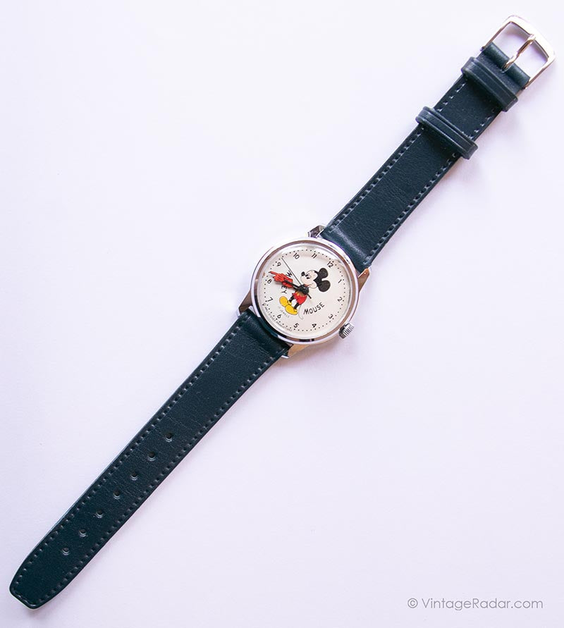 RARE Vintage Mickey Mouse Watch | 17 Jewels Mechanical Watch – Vintage ...