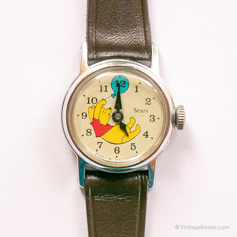 RARE Vintage Winnie the Pooh Sears Watch | Disney Mechanical Watch ...