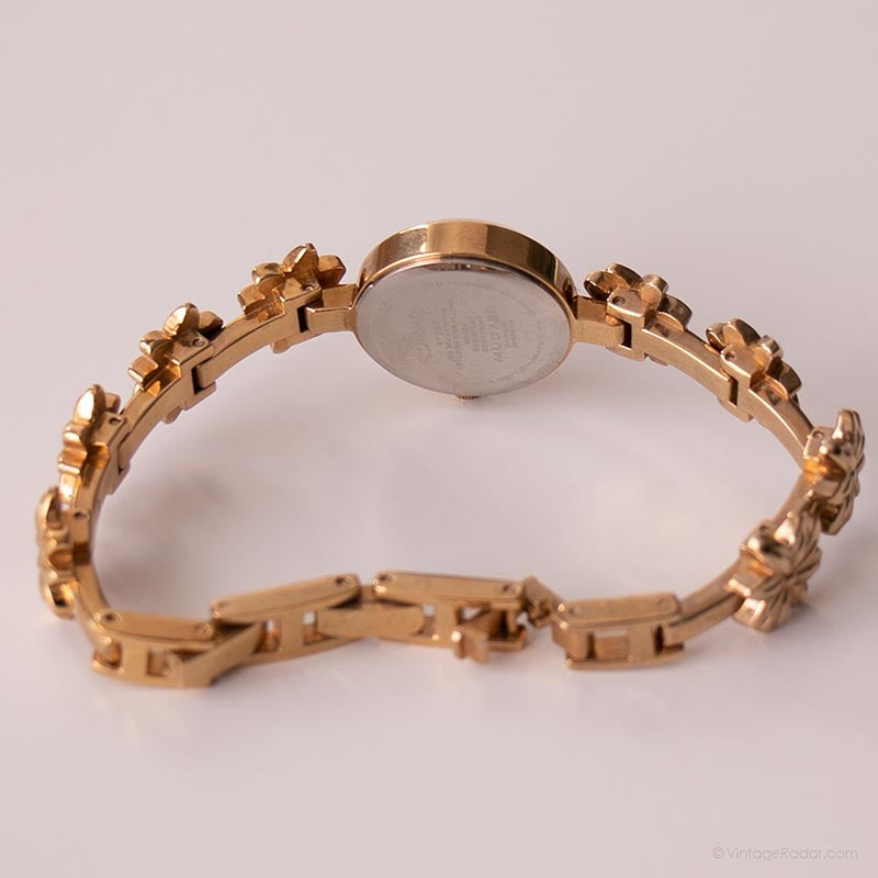 Vintage Luxury Tinker Bell Fairy Seiko Watch | Gold-Tone Disney Watch ...