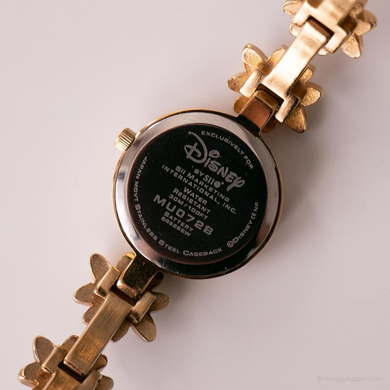 Vintage Luxury Tinker Bell Fairy Seiko Watch | Gold-Tone Disney Watch ...