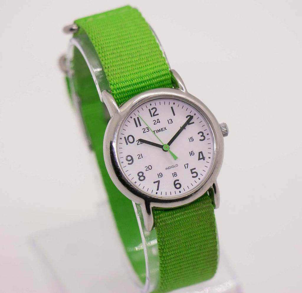 Green Timex Indiglo Nato Strap Watch | Timex Casual Daily Watch ...