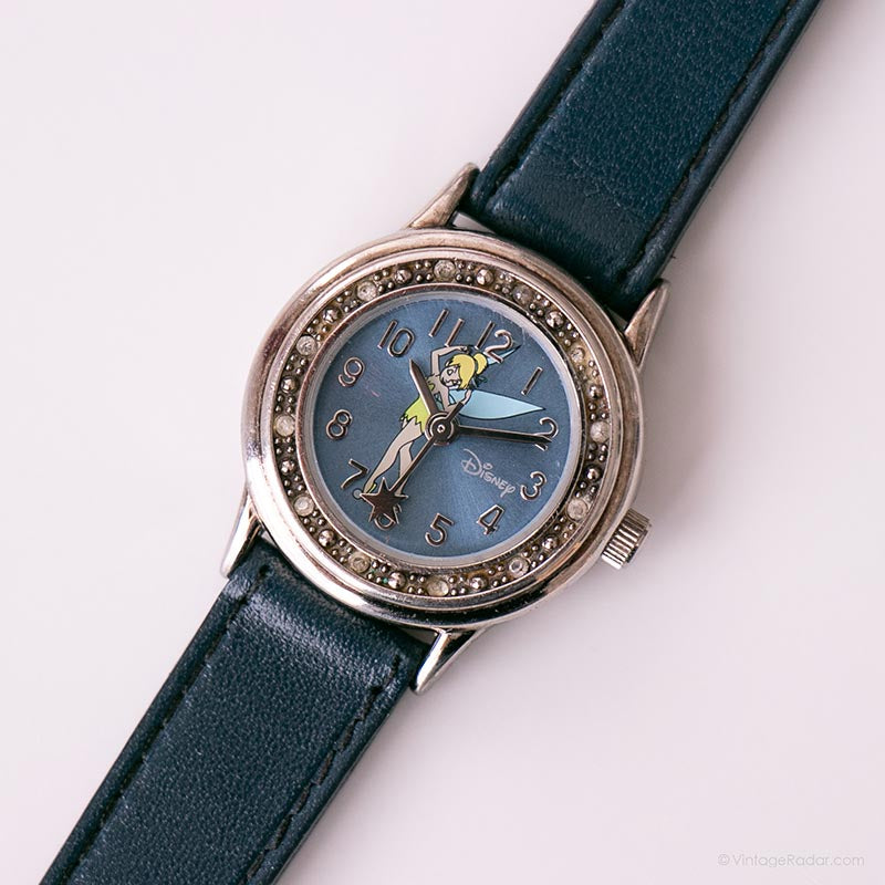 Seiko Tinker Bell Fairy Watch for Women | Blue Disney Princess Watch ...
