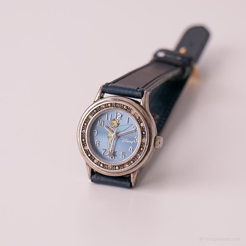 Seiko Tinker Bell Fairy Watch for Women | Blue Disney Princess Watch ...