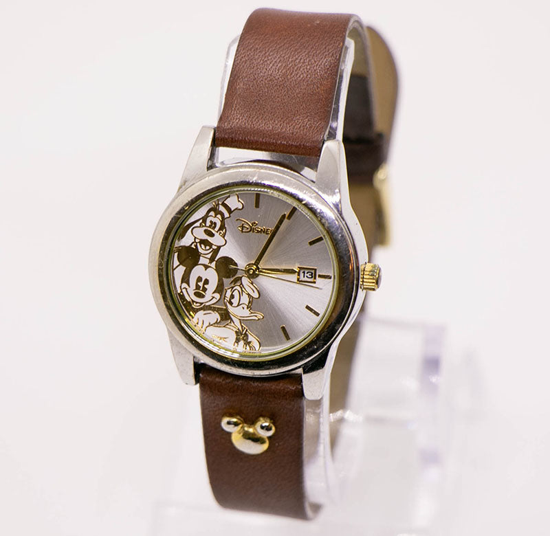 Mickey and Friends Seiko Two Tone Disney Date Watch – Vintage Radar