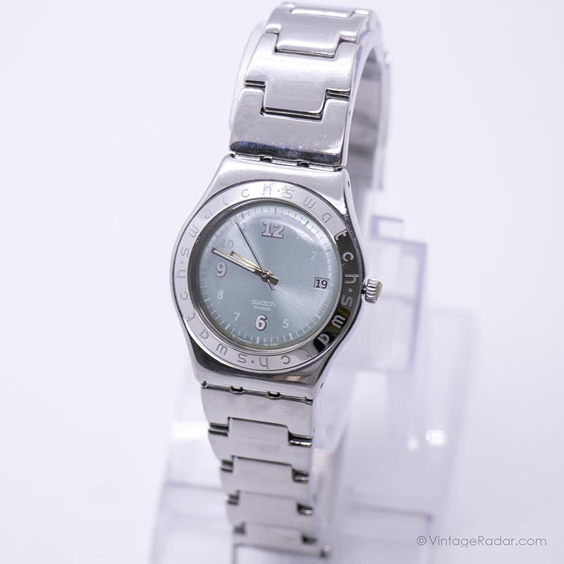 2001 Swatch YLS410 SUNDOWN LIGHT GREEN Watch | Vintage Swatch Irony ...