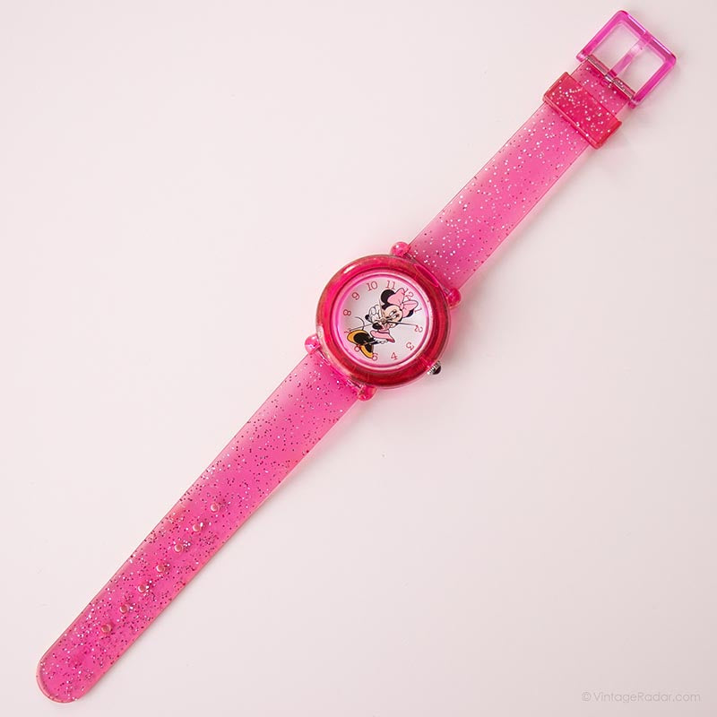 Pink Minnie Mouse Disney Watch | Disney Parks Original Watch – Vintage ...
