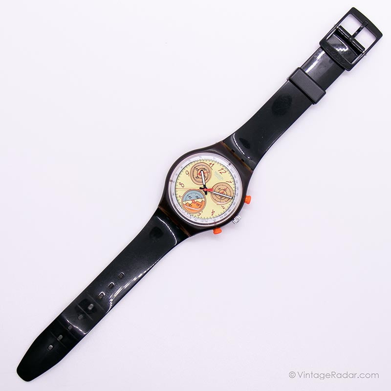1994 Swatch SCO100 DANCING FEATHERS Watch | Vintage Swatch Chrono ...