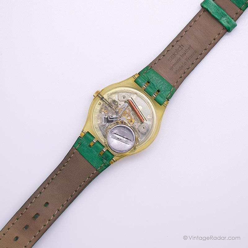 1993 Swatch GK152 SPADES Watch | Vintage 90s Swatch Gent – Vintage Radar